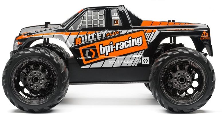 HPI Bullet Mt Clear Body, W/ Nitro/Flux Decals (HPI 115515 | HPI115515 ...