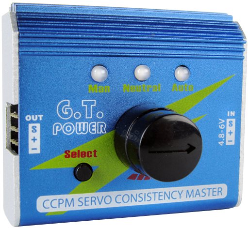 Common Sense RC G.T. Power Premium Servo Tester - CCPM Servo ...