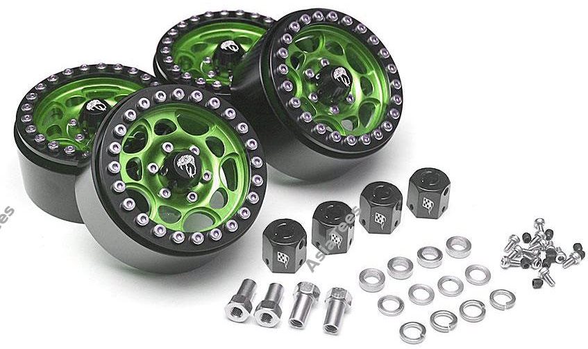 Boom Racing Sandstorm KRAITT 1.9 Aluminum Beadlock Wheels with 8mm ...