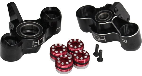 Hot Racing Aluminum Axle Carriers W/ Bearings, Black, For Arrma Kraton ...