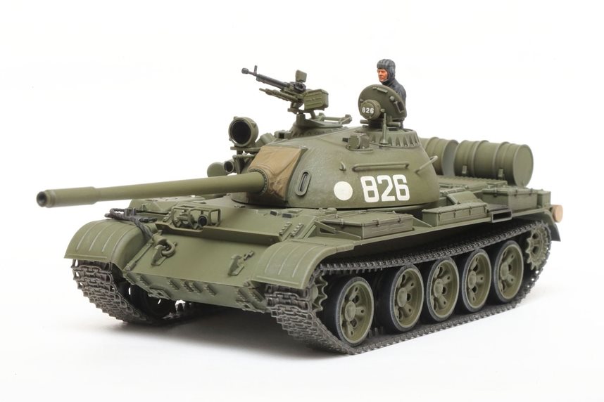 Tamiya 1/48 Russian Medium Tank T-55 Plastic Model Kit (Tamiya 32598 ...