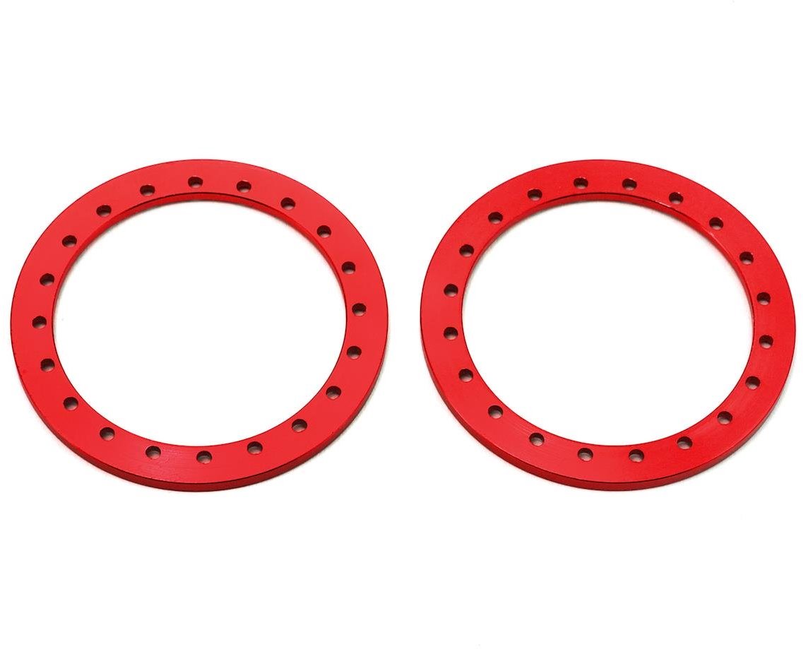 SSD RC 1.9 Aluminum Beadlock Rings (Red) (2) (SSD RC SSD00271 ...