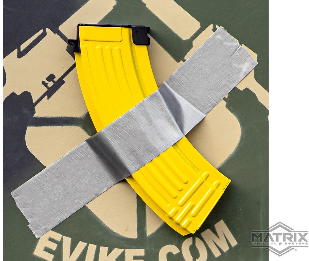 Matrix Full Metal 500rd Banana Flash Mag for AK Series Airsoft AEG Rifl ...