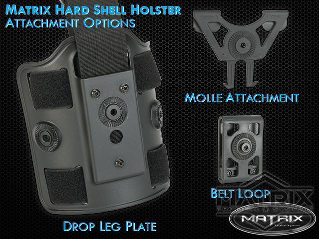 Matrix Modular Drop Leg Platform for Modular Holster Series (Color: Bl ...