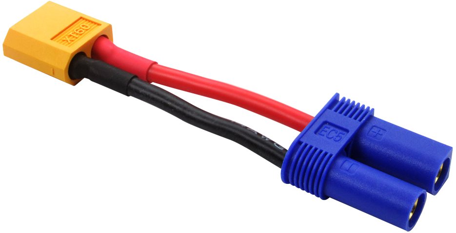 Common Sense RC EC5 Female to XT60 Male Conversion Adapter (Common ...