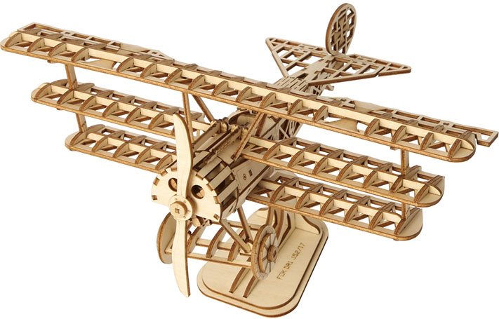 ROKR Classic 3D Wood Puzzles; Tri-Plane (ROKR ROETG301 | ROETG301 ...