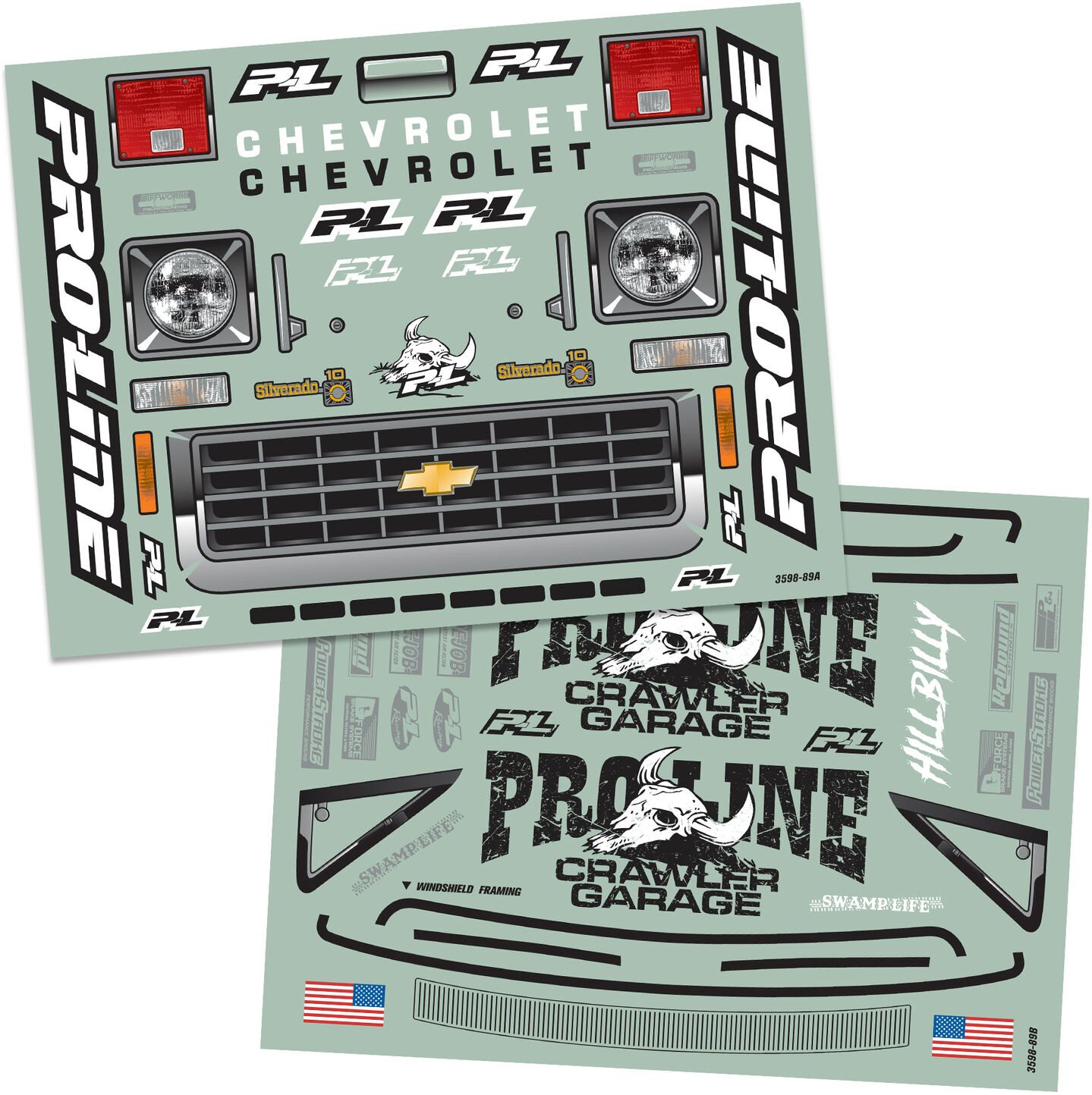 Proline 1/6 1978 Chevy K-10 Clear Body for SCX6 (Proline 359800 ...