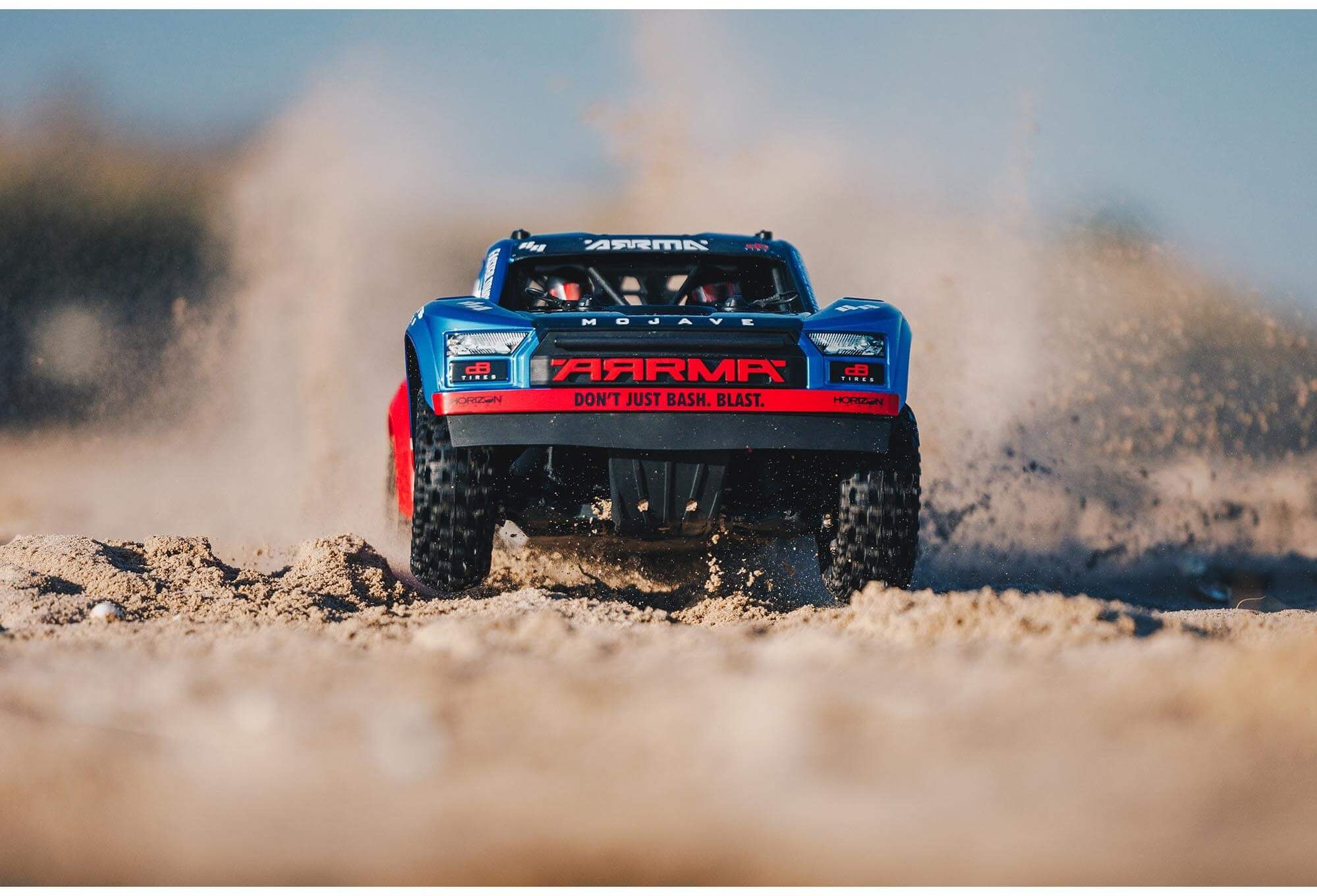 ARRMA 1/8 MOJAVE 4X4 4S BLX Desert Truck RTR, Blue (ARRMA 4404T2 ...