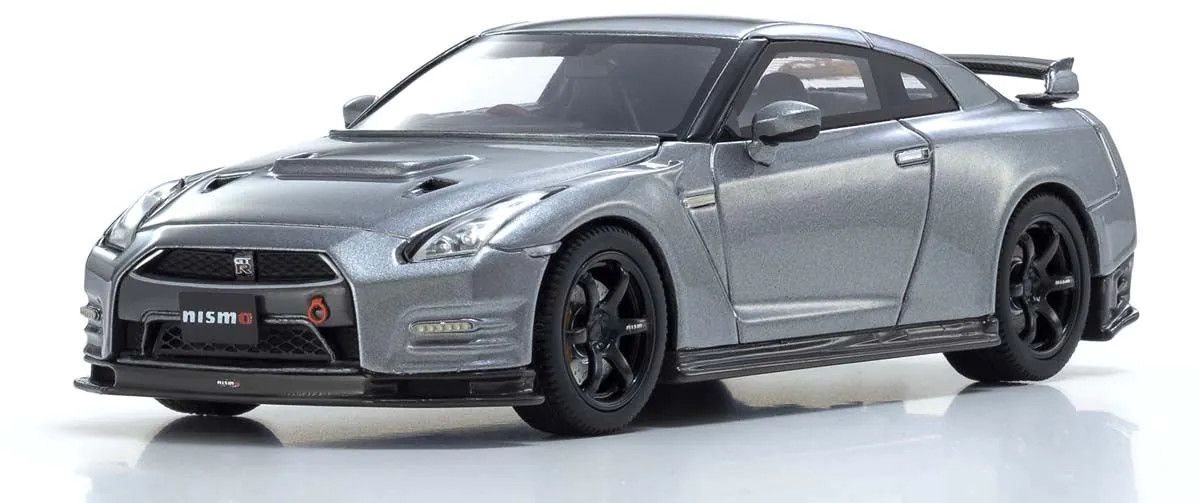 Kyosho 1/43 Scale Nissan Gt-R R35 Nismo Grand Touring Car (Gray) (Kyosho KSR43110GR ...