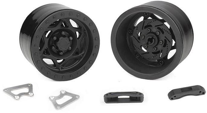 RC 4WD Rock Crawler 2.2" Plastic Beadlock Wheels (RC 4WD ZW0351 ...