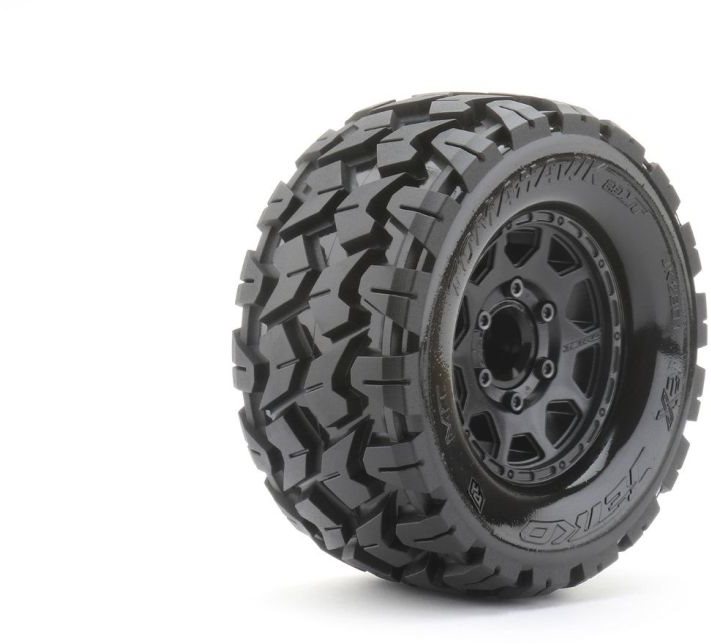 Power Hobby 1/10 2.8 Mt Tomahawk Belted Tires (2) W/Removable Hex ...