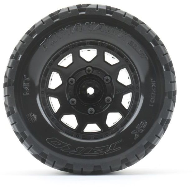 Power Hobby 1/10 2.8 Mt Tomahawk Belted Tires (2) W/Removable Hex ...