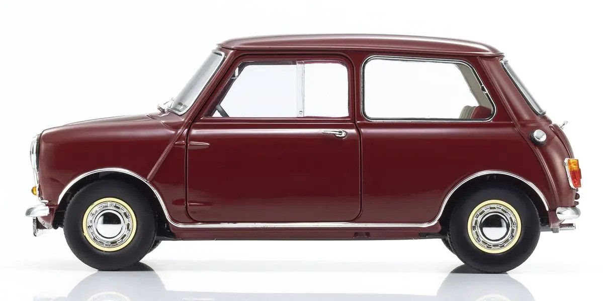 Kyosho 1/18 Scale Morris Mini Minor Cherry Red Model (Kyosho 08964R ...