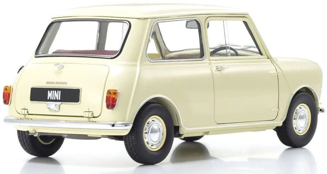 Kyosho 1/18 Scale Morris Mini Minor Old English White Model (Kyosho ...