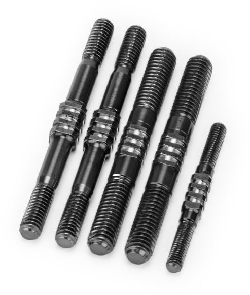 J Concepts Rc8b4.1 Fin Titanium Turnbuckle Set, Stealth Black, 5Pcs (J ...