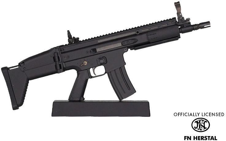 Goat Guns Minature 1/3 Scale Die Cast Fn Scar Model, Black (Goat Guns ...