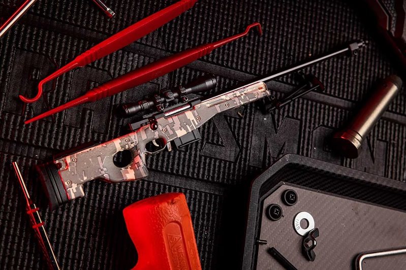 Goat Guns Minature 1/4 Scale Die Cast Sniper Rifle Model, Camo (Goat ...