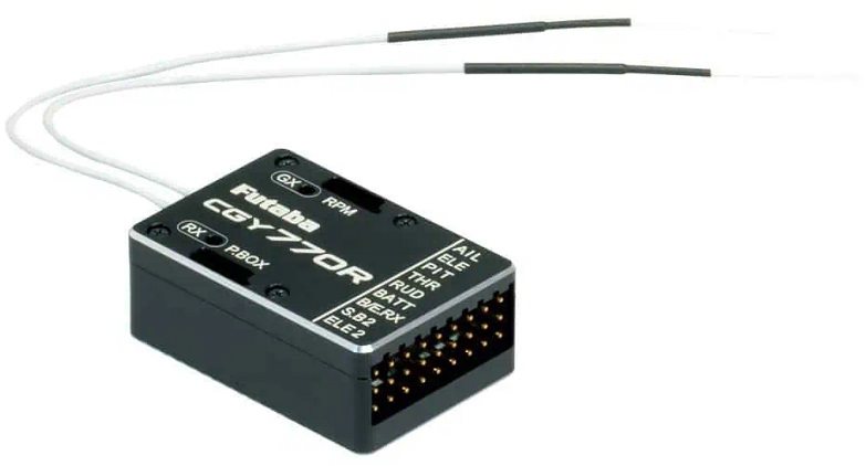 Futaba Cgy770r - Helicopter Flight Control Gyro + Gpb-1 Programming Box ...