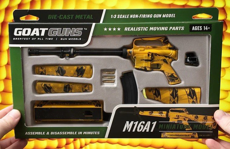 Goat Guns Minature 1/3 Scale Die Cast Special Edition M16a1 'Don't ...