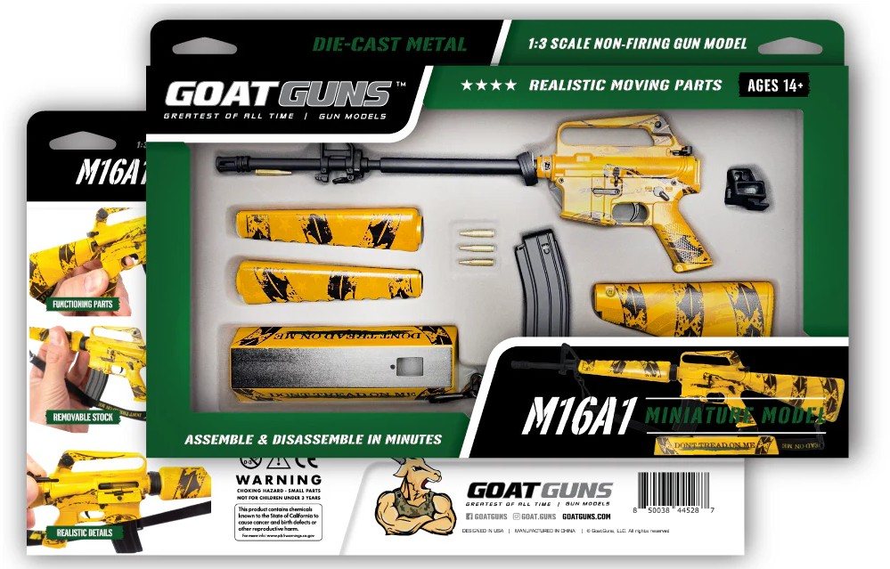 Goat Guns Minature 1/3 Scale Die Cast Special Edition M16a1 'Don't ...
