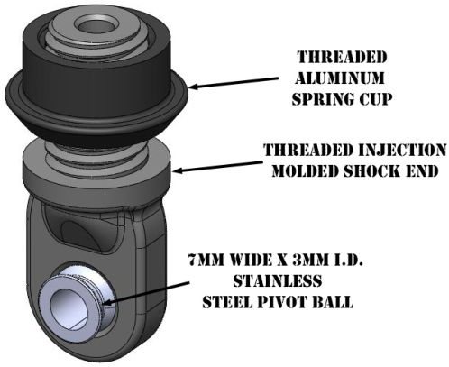Reefs RC Xp Aluminum Shocks 90Mm (2Pk) (Reefs RC REEFS212 | SEHREEFS212 ...