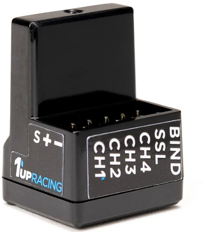 1UP Racing Pro-Rx 2.4Ghz Antenna-Free Receiver - Sanwa Fh5 Compatible (1UP Racing 1UP10106 ...