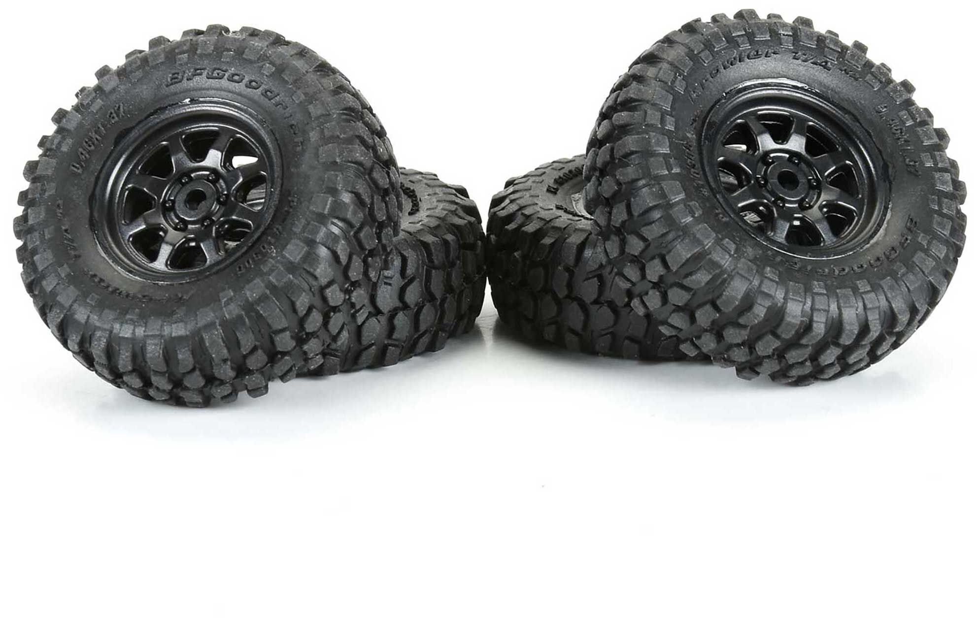 Proline 1/30 BFG Krawler T/A KX Front/Rear Mounted Black Icon Nuevo (4 ...