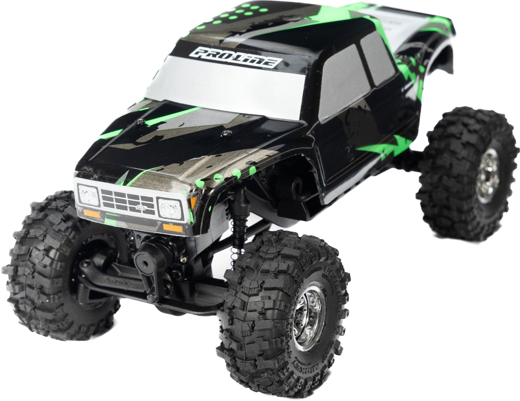 Proline 1/30 Baja Pro X Front/Rear Mounted Chrome Beast Tires (4 ...